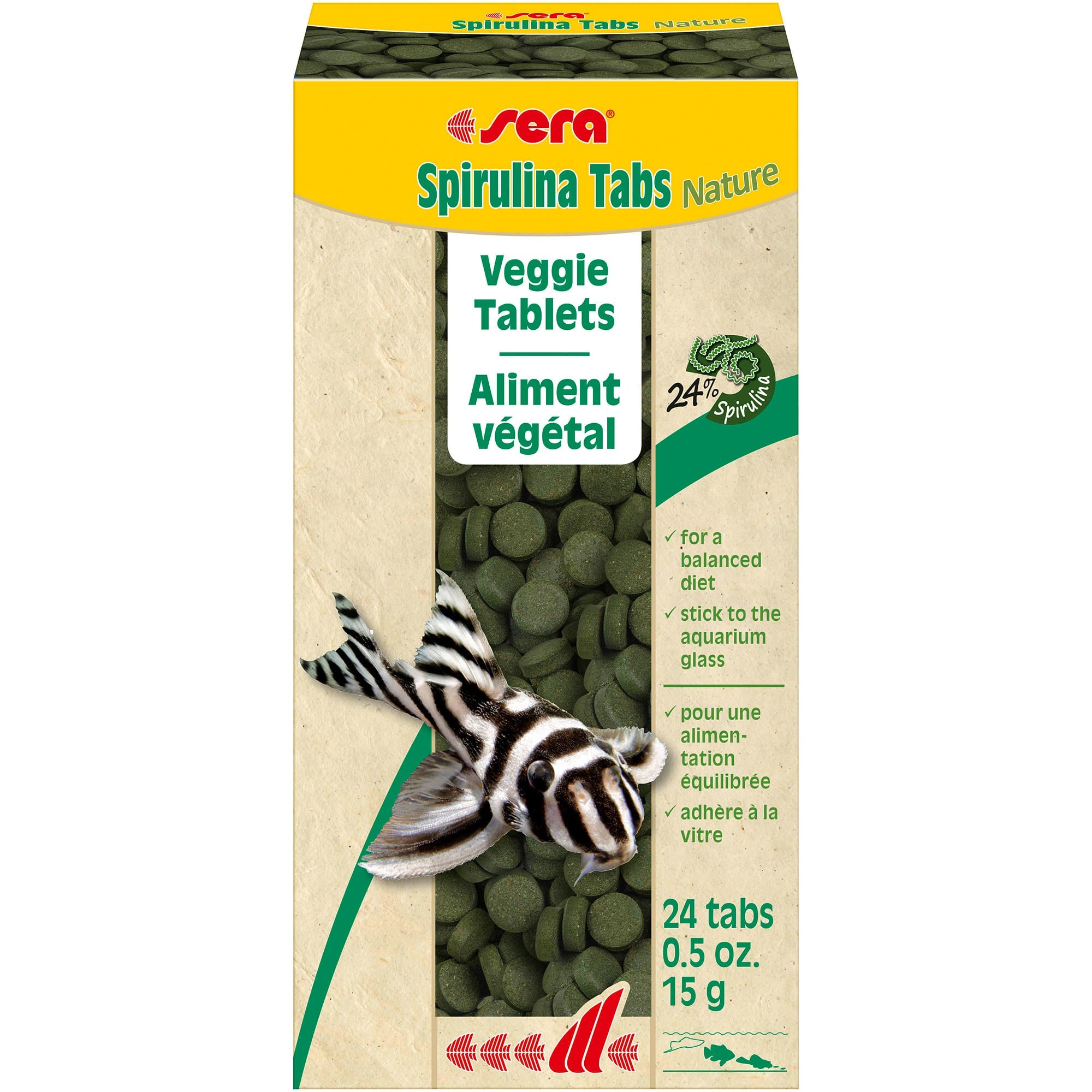 Sera Spirulina Tabs Nature Food 0.5oz 24ct – Benson's Pet Center