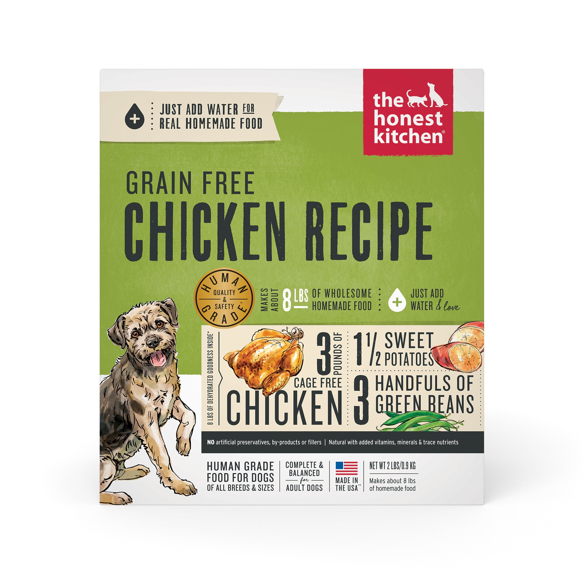 The Honest Kitchen Dehydrated Grain Free Chicken Dog Food 2lb – Benson ...