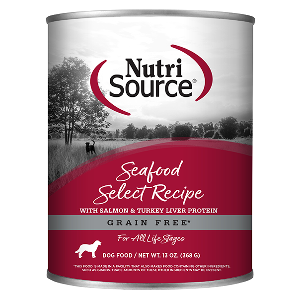 NutriSource Dog Grain Free Seafood Select 12.3oz – Benson's Pet Center