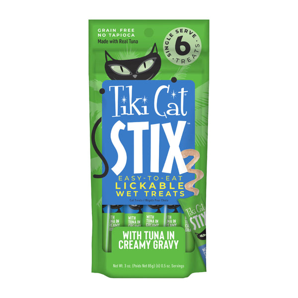 Tiki Cat Stix Wet Cat Treats Tuna 3oz Pouch – Benson's Pet Center