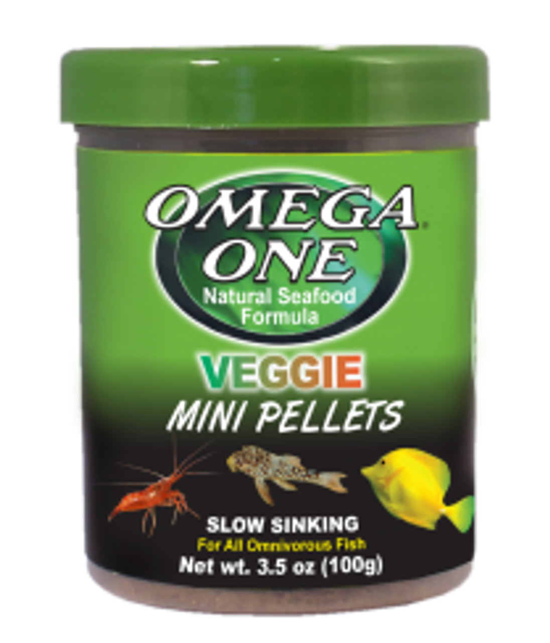 Omega One Veggie Mini Pellets 1.8 oz – Benson's Pet Center