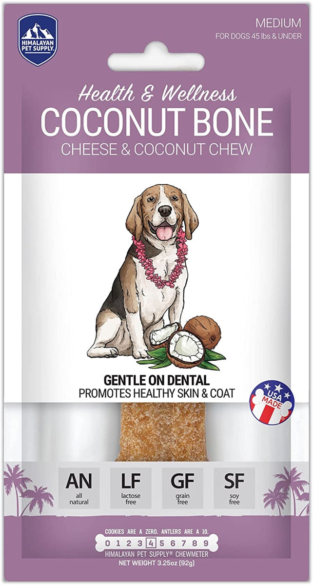 Himalayan Dog Chew Medium Coconut Bone – Benson's Pet Center