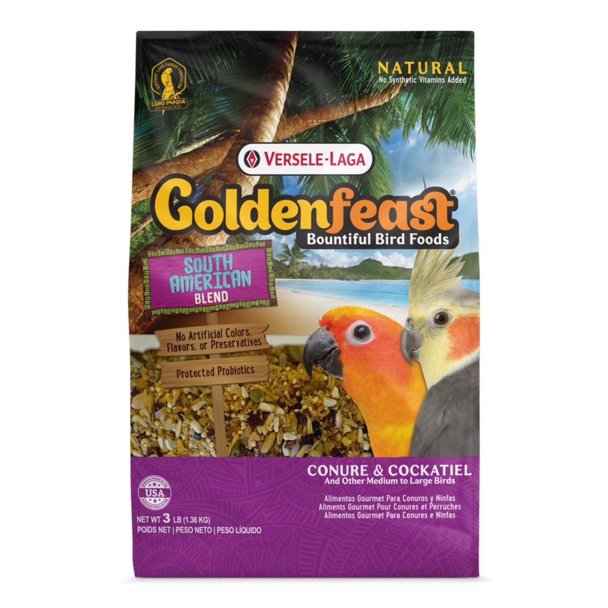 Versele Laga Goldenfeast South American Blend Bird Food 3lb – Benson's ...