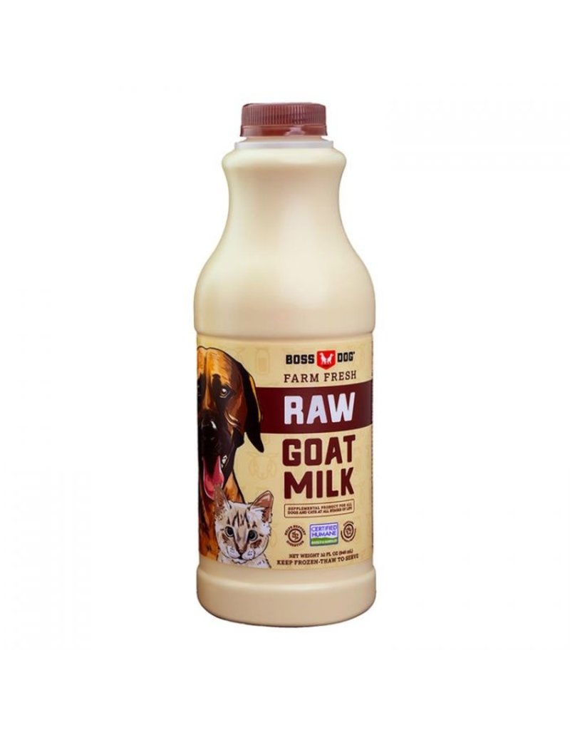 Boss Dog Brand Frozen Raw Goat Milk 16 oz – Benson's Pet Center